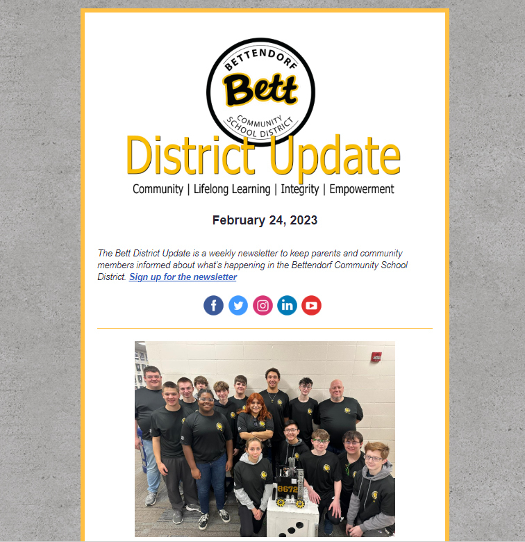 Live Feed | Bettendorf Middle School